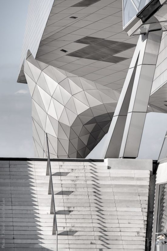 A contrasted vision of the Confluence Museum in Lyon